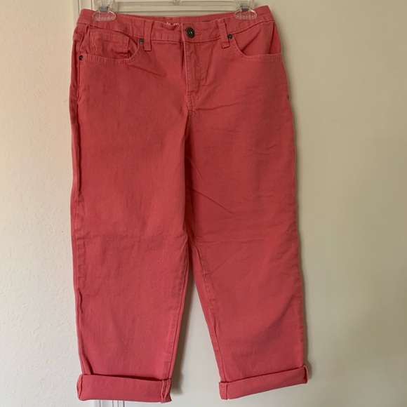 Style & Co. | Jeans | Coral Capris | Poshmark